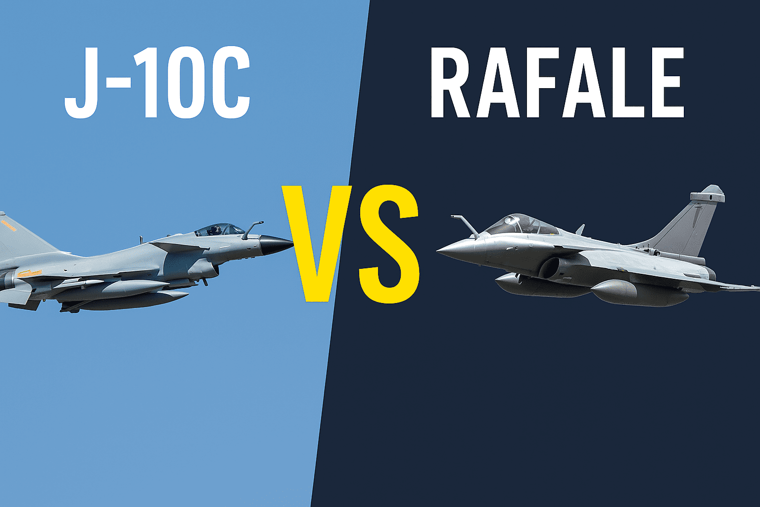 J-10C Vs Rafale: A Detailed Comparison Of Two Advanced Fighter Jets