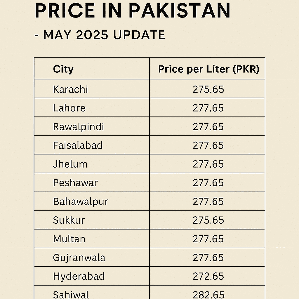 Hi Octane Petrol Price In Pakistan